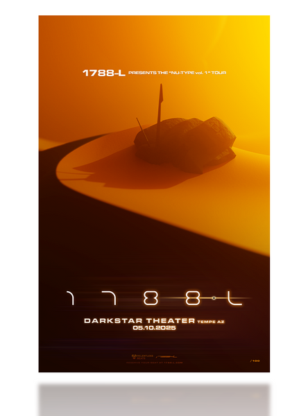 LTD ED. 1788-L TOUR POSTER (TEMPE)